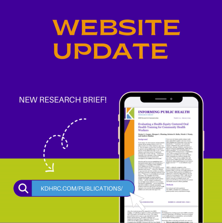 KDHRC – We turn science into impact.