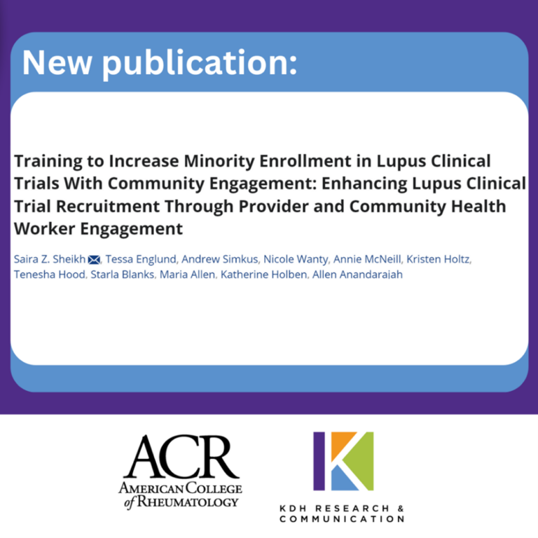 KDHRC – We turn science into impact.